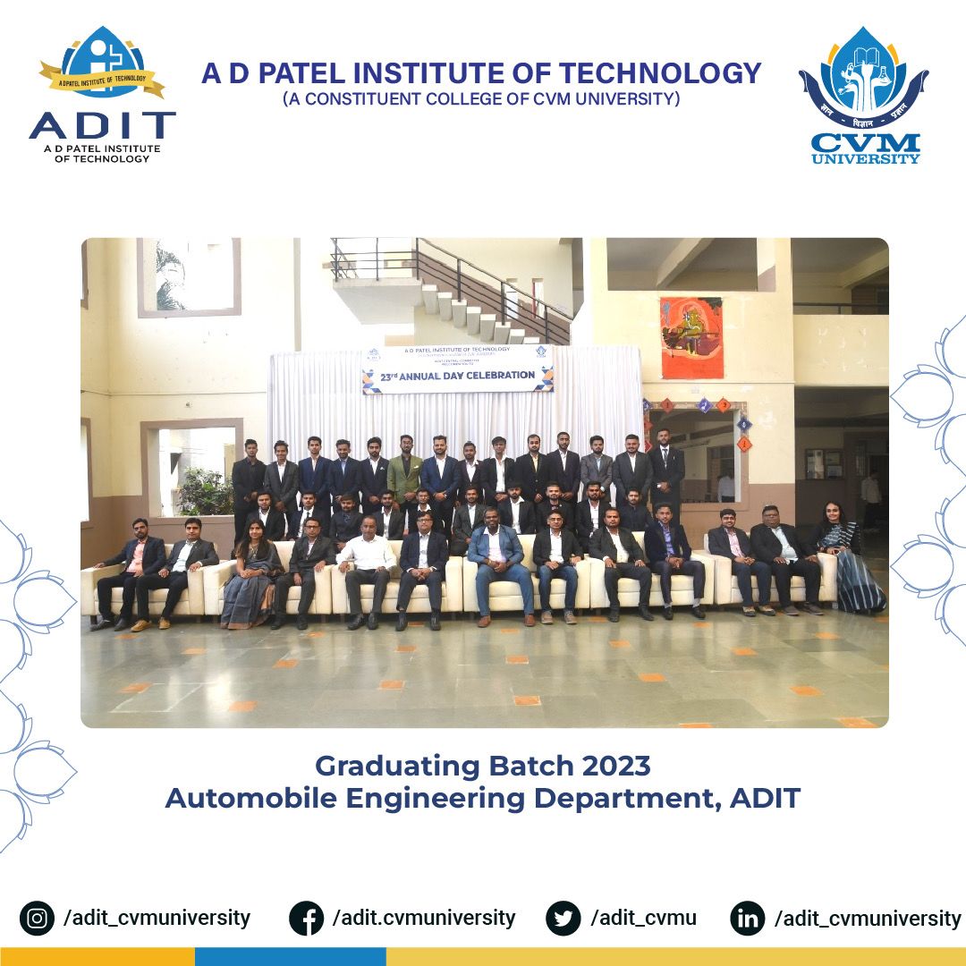 A D PATEL INSTITUTE OF TECHNOLOGY (ADIT)