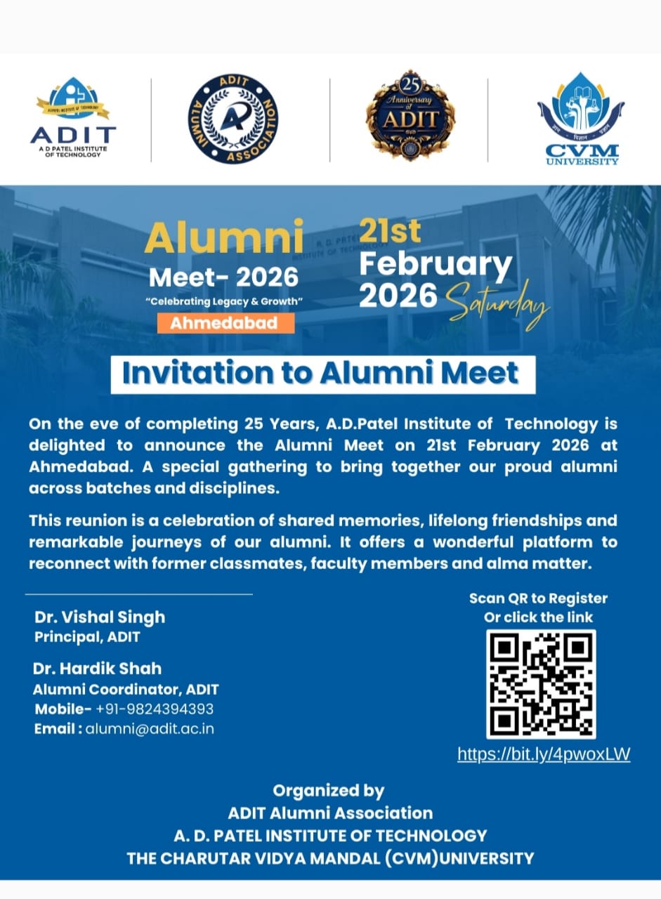 A D I T - A D PATEL INSTITUTE OF TECHNOLOGY